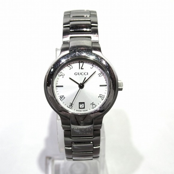 Gucci | Accessories | Gucci Gucci Round Face 890l Quartz Watch Ladies ...